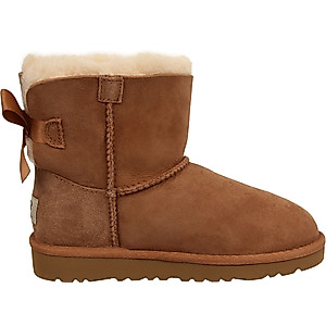 UGG Unisex-Child Mini Bailey Bow Ii Boot, Chestnut, 09