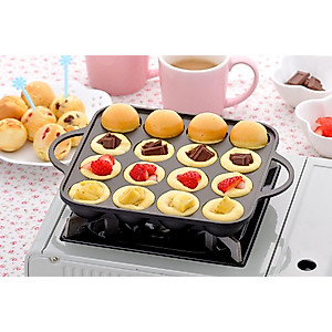 Japanese Grill Pan Takoyaki & Pancake Cooking Plate Nonstick [ Made in Korea ] 16 holes