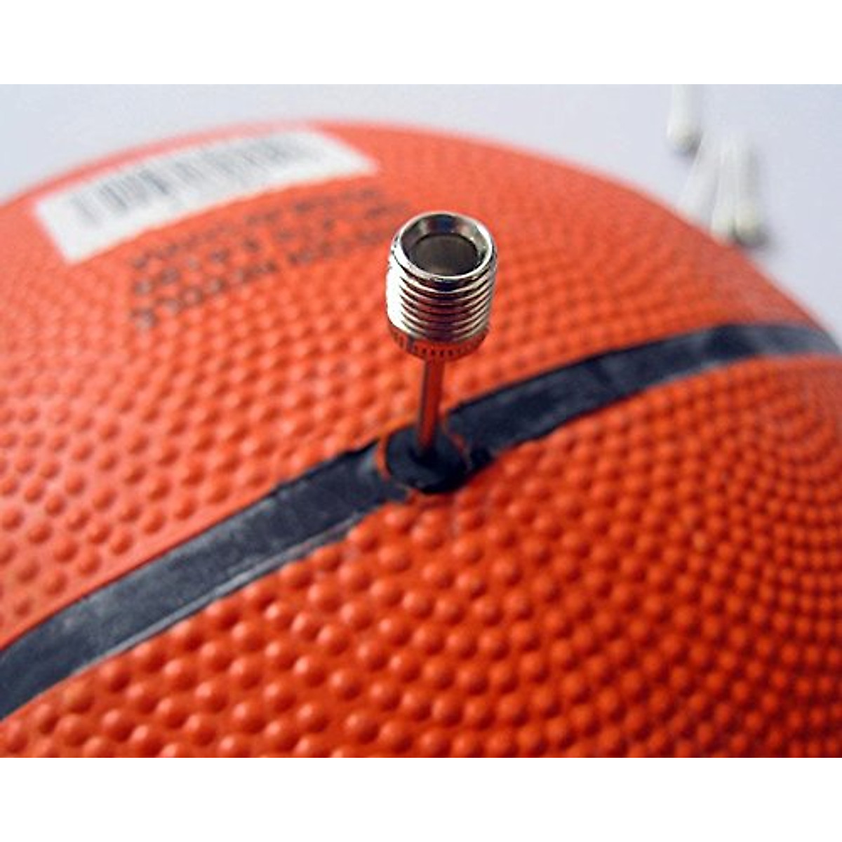 Mini Skater Stainless Steel Ball Pump Pins Inflation Needles with Tin Box Replacement for Basketball Football Rugby Soccer Volleyball Bike Electric or Hand Pump, 12Pcs