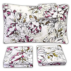 Twin Sheets - Breathable Luxury Sheets with Full Elastic & Secure Corner Straps Built In - 1800 Supreme Collection Extra Soft Deep Pocket Bedding Set, Sheet Set, Twin, Dolce