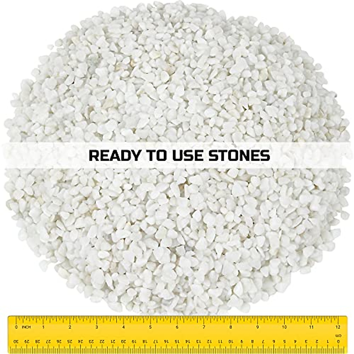 2 lb. Pebbles for Plants, Drainage Rocks for Potted Plants, Terrarium Succulent Bonsai Cactus Rocks Stones | Aquarium Pebbles for Fish Tank
