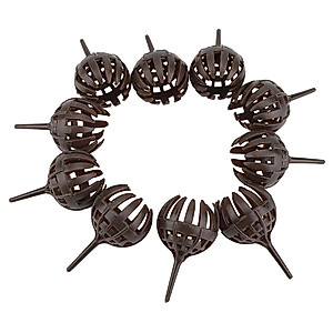 100pcs/ Set Fertilizer Cover Box Basket ABS Material Reusable Portable Safe for Bonsai Plant Flower Orchid Small Plant (Big)