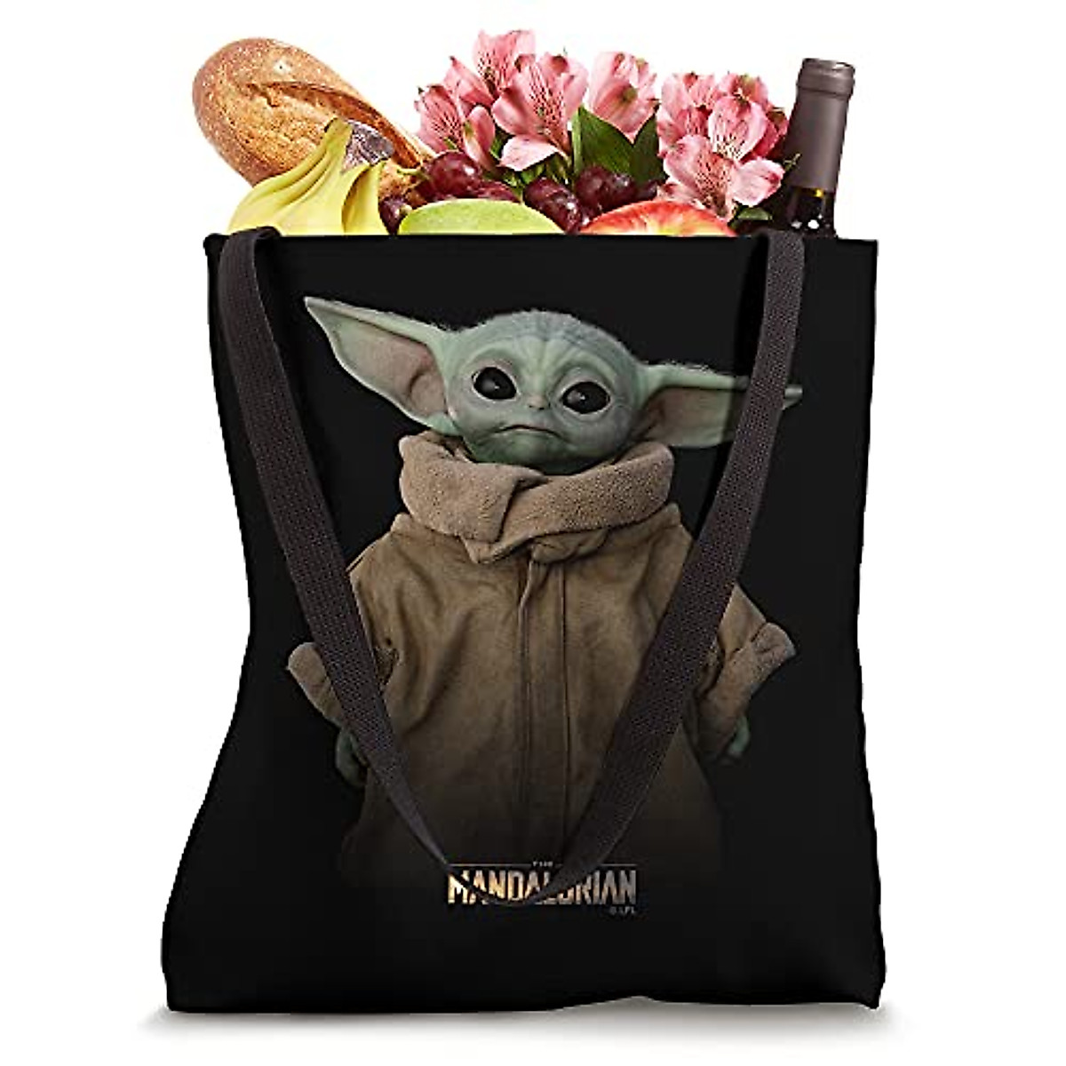 Star Wars: The Mandalorian The Child Simple Portrait Tote Bag