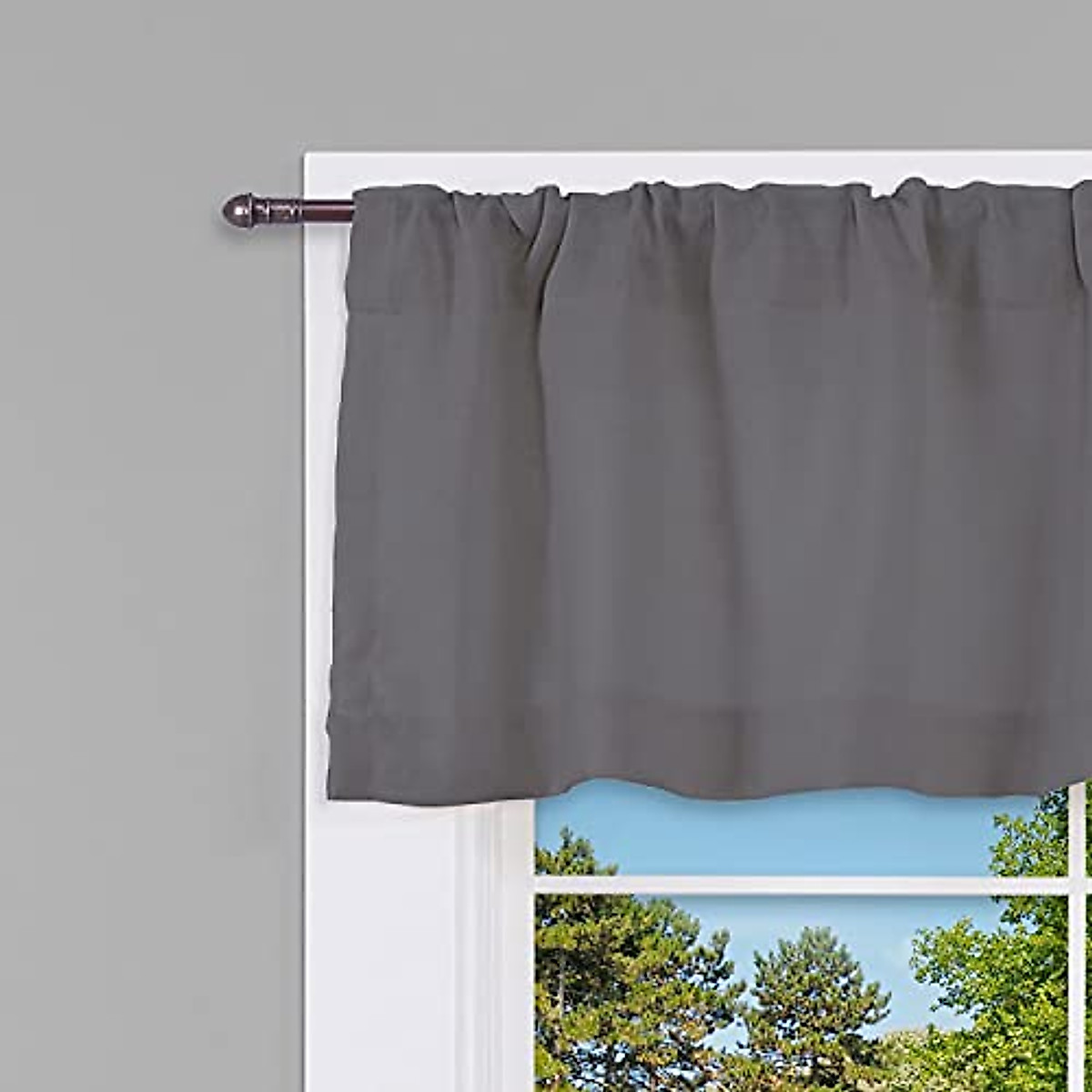 Interior Living 28-48 in. Adjustable Petite Café Curtain Rod, 2-Pack, 7/16 in. Diameter, Bronze