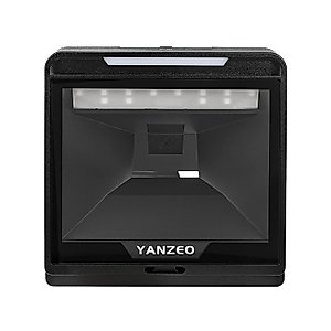Yanzeo YS868 Laser Flatbed Desktop Omnidirectional Bar Code Reader High Speed Automatic 1D Laser Barcode Scanner Image