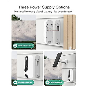 Lindo Pro Dual Camera Video Doorbell 2K with Chime, Free Video History, Over 190° Widest Field of View, 5MP Ultra HD Wireless Doorbell Camera, Triple Detection, 5-Min Installation, Battery Powered