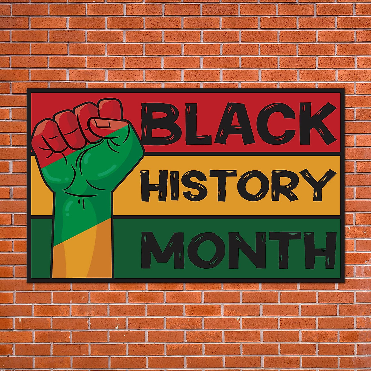 Black History Month Backdrop Black History Month Banner Black History Decor Juneteenth Decoration and Supplies for Home Classroom Office