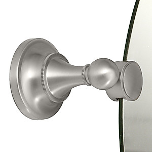 Gatco 4339S Tiara Rectangular Wall Mirror, Satin Nickel 31.5" x 28"