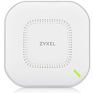 Zyxel True WiFi 6 AX3000 Wireless Multi-Gigabit Enterprise Access Point | Wall & Ceiling Optmized Antenna | Cloud, App, Direct or Controller Management | POE+ |1 Year Nebula Pro | WAX610D