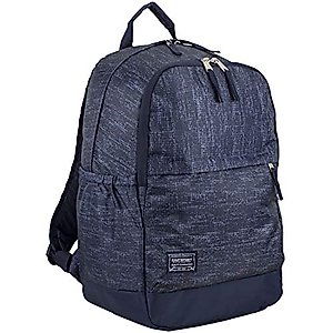 Eastsport Everyday Classic Backpack with Interior Tech Sleeve, Navy Chambray