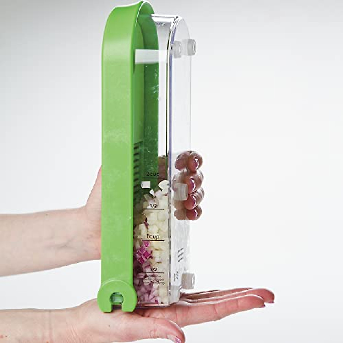 Progressive International GOC-310 Onion Chopper Green/White, Standard