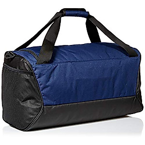 Nike Brasilia Training Medium Duffle Bag, Durable Bag for Women & Men with Adjustable Strap, Midnight Navy/Black/White