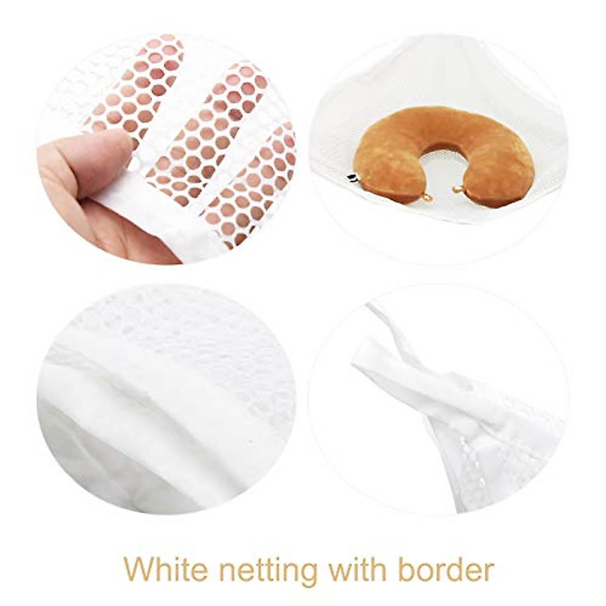 Yuhoo Toy Hammock, Stuffed Animal Storage Hammock, Stuffed Animal Net with Hanging Hooks, Plush Toy Hanging Organizer, Fordable Corner Sling Organizer for Playroom Bedroom Bathroom(White)