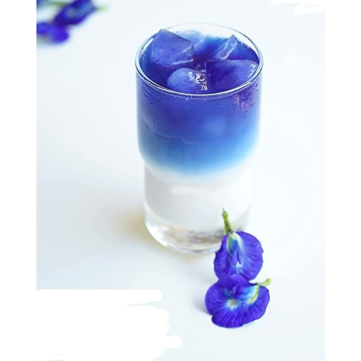 Butterfly Pea Flower Tea Butterfly Pea Tea Rich in Antioxidants Edible Dried Herbal Flowers for Blue & Purple Drinks and Food Coloring 100 g.