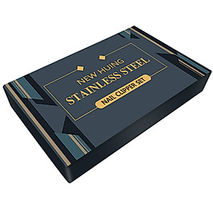 New Huing Podiatrist Toenail Clippers, Professional Thick & Ingrown Toe Nail Clippers for Men & Seniors,Pedicure Clippers Toenail Cutters, Super Sharp Curved Blade Grooming Tool