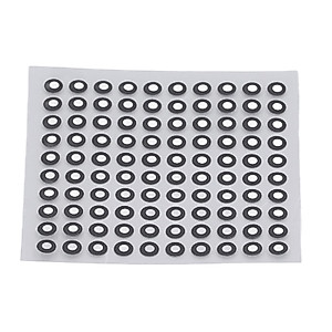 300 Pcs 3D Scanning Marker 3mm ID 6mm OD 3D Scanning Tracking Dot Adhesive Reflective Film Sticker Reference Marking Point for 3D Scanner
