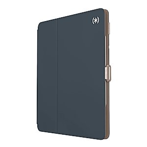 Speck Case for iPad Pro 6th Generation 12.9 Inch - Drop & Camera Protection, Slim Multi Range Stand, Apple Pencil Holder - Almond Milk/Mocha/Charcoal