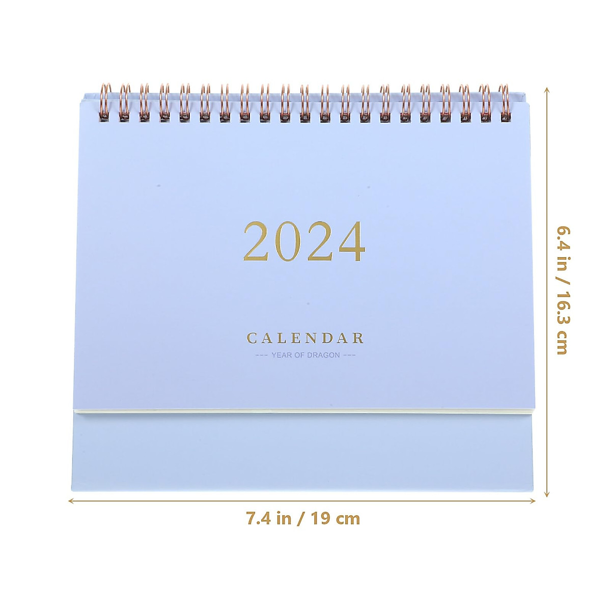 STOBOK 2024 Desk Calendar Tabletop Decor Work Desk Decor Desktop Decor Desk Calendars Office Desk Decorations Desk Pad Calendar Mini Desk Calendar Purple Notebook Bronzing Paper Student