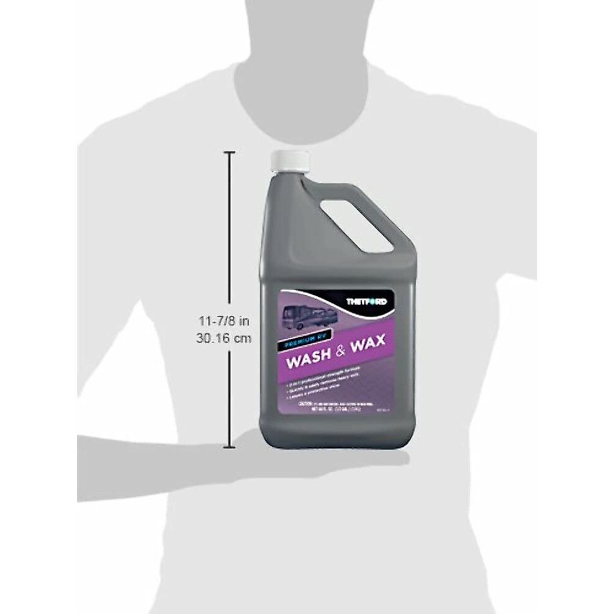 Thetford Premium RV Wash and Wax, Detergent and Wax for RVs / Boats / Trucks / Cars - 64 oz - Thetford 96014