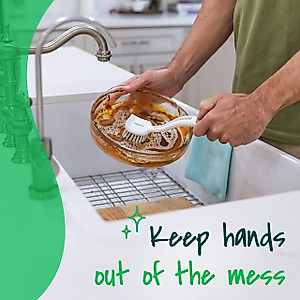 Scotch-Brite Pot Pan & Dish Brush, Scrub Brushes for Cleaning Kitchen and Washing Dishes, 1 Count