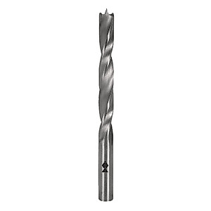 Fisch FSF-321255 7/16-Inch High Speed Steel Double Flute Brad Point Drill Bit