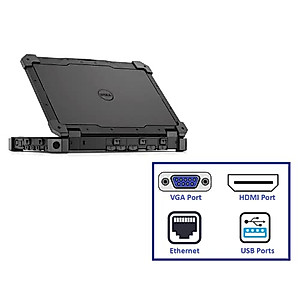 Dell Latitude Extreme Rugged 7214 FHD 1920 x 1080 Laptop PC Touchscreen 2 in 1 Intel Core i5-6300U 2.4Ghz Processor, 8GB DDR4 Ram, 512GB SSD, WiFi & Bluetooth, Windows 10 (Renewed)