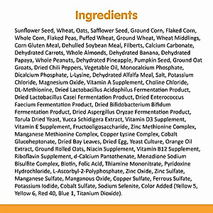 Sunseed 49050 Vita Prima Sunscription Parrot Food - High-Variety Formula, 4 LBS