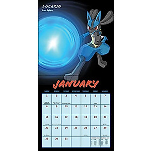 Pokémon Moves 2023 Wall Calendar