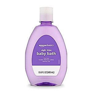 Amazon Basics Night-Time Baby Bath, 13.6 Fluid Ounce, 1-Pack (Previously Solimo)