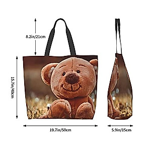 Custom Tote Bag, Personalized Design Your Own Shopping Bag Generic Beach Bag Monogram Tote Bags for Women Work Student Gift