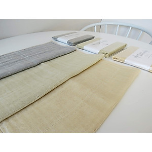 Nawrap Organic Multi Cloth, 13.5 x 13.5 inch, Made from Organic Cotton, Durable, Quick-Drying, and Absorbent, Natural Blue