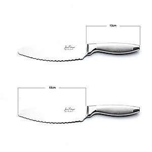 Jean-Patrique Master Gourmet Professional Stainless Steel Sandwich Knife | Professional Kitchen Bread Cutting and Butter Spreading Knife