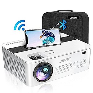 5G WiFi Bluetooth Projector 4K with 450" Display,1000 ANSI Native 1080P Projector,Outdoor Movie Projector Support 4k,Dolby,Zoom,Correct Keystone,4K Projector Compatible W/TV Stick,iOS,Android,PS5