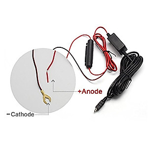 Dash Camera Vehicle Hard Wire Kit with Left Angle Micro USB Devices for Car DVR Camera Recorder (Left Angle Micro USB)