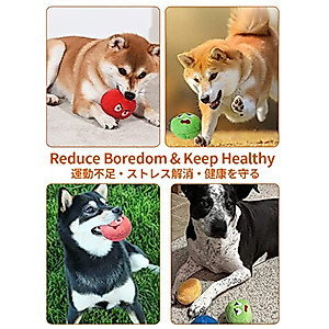 SCHITEC Squeaky Dog Toys, [8 Pack] Soft Stuffed Plush Balls with Squeakers, Interactive Fetch Play for Puppy Small Medium Pets