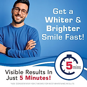 Plus White Speed Whitening Gel - 5 Minute Results - Professional at Home Teeth Whitening w/Dentist Approved Ingredient & Tooth Stain Remover (2 oz)