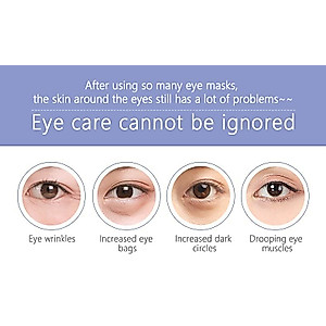 Lulu's Shop Golden Eye Collagen Mask - 10 Pairs Hydrating Under Treatment Patch- Face Wrinkle Self Care Skincare Party Favors- Beauty Glow- Goodbye to Dark Circles and Fine Lines, Gold