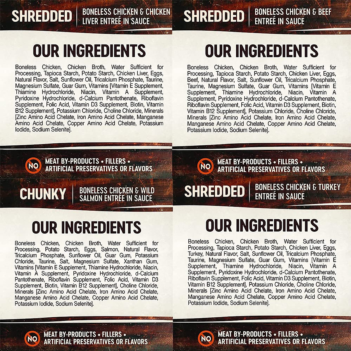 Wellness Canned Grain Free Wet Cat Food - Variety Bundle 4 Flavors Pack with Hotspot Pets Food Bowl (12 Cans) (Chicken & Beef, Chicken & Liver, Chicken & Salmon, Chicken & Turkey)(2.82oz)