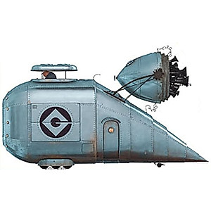 9 Inch Minion Mobile Gru SUV Car Despicable Me Removable Wall Decal Sticker Art Home Decor Kids Room-9 Inch Wide by 5 1/4 Inch Tall