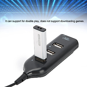 Uxsiya 128G Game Enhancer, Aluminum Alloy Game Intensifier with Hub for Advanced Game Package for PS1 Mini Dn Game Box Accessories