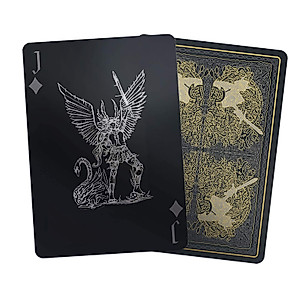 Valkyrie Playing Cards by Gent Supply - Gold, Silver & Black Edition