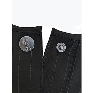 MYSMOCK Professional Smock Style Hair Saloon Guest Spa Client Black Kimono Cosmetology Uniform - Peinada Stylist Hairdresser Workwear for Unisex (CA58895)