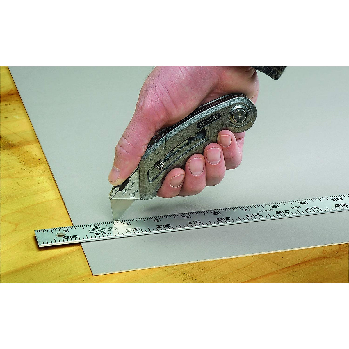 Stanley 0-10-813 Sport Knife "Quick slide II", Silver