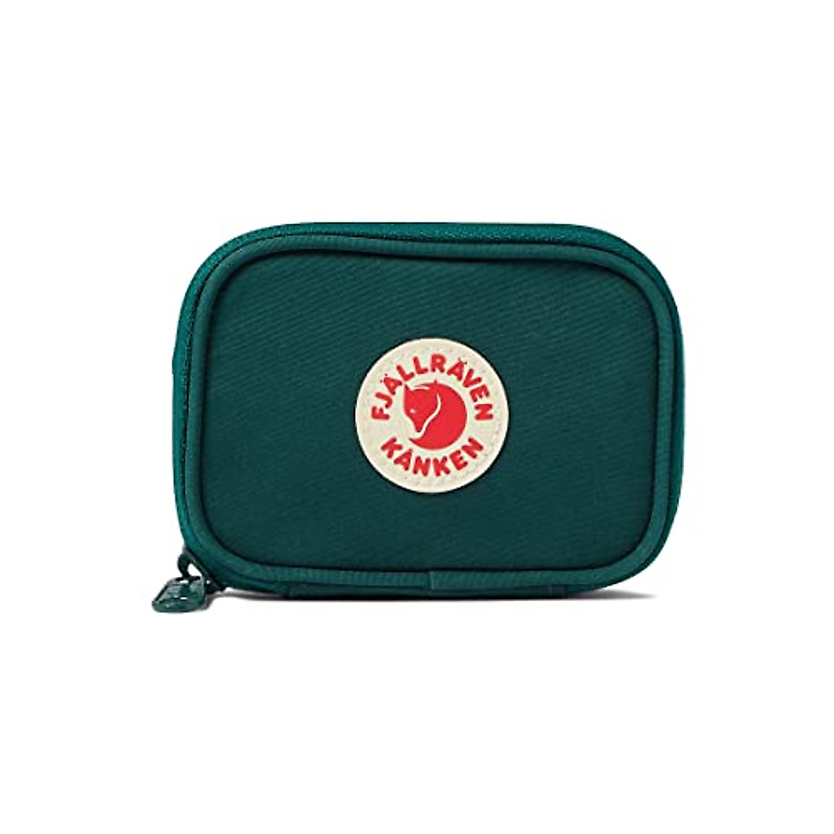 Fjällräven Kanken Card Wallet for Men, and Women - Zippered Compartment with Interior Coin Pocket, Exterior Sleeve, and Durable Design Arctic Green One Size One Size