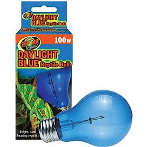 (4 Pack) Zoo Med Daylight Blue Reptile Bulbs - 100 Watt Each