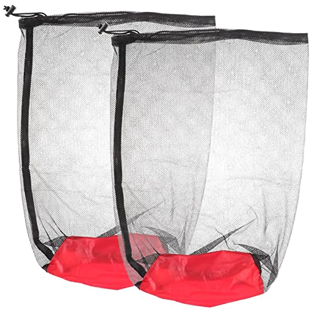 FAVOMOTO Ultralight Nylon Mesh Bags Sleeping Bag Ditty Sacks Clothes Storage Organizer for Travel Camp Home College Dorm Dirty Cloth 22.40X14.54X0.39in