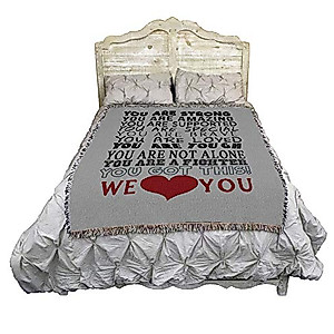 Pure Country Weavers You are Strong You Got This Blanket - Gift Tapestry Throw Woven from Cotton - Made in The USA (72x54)