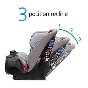 Safety 1st Grow and Go Comfort Cool All-in-One Convertible Car Seat, Rear-facing 5-50 lbs, Forward-facing 22-65 lbs, and Belt-positioning booster 40-100 lbs , Niagara Mist