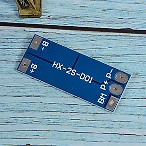 Comimark 2Pcs 2S 8A 7.4V Balance 18650 Li-ion Lithium Battery BMS Charger Protection Board