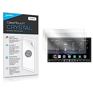 BoxWave Screen Protector Compatible with Alpine ILX-507 - ClearTouch Crystal (2-Pack), HD Film Skin - Shields from Scratches for Alpine ILX-507